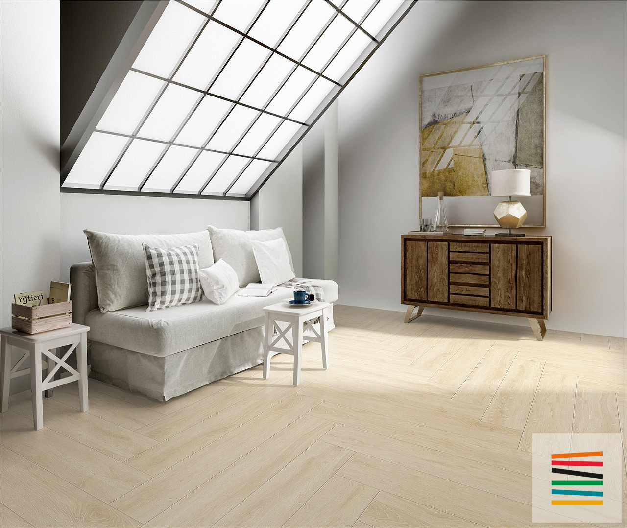 Купить керамогранит Timber Cream Mat 20x120 R